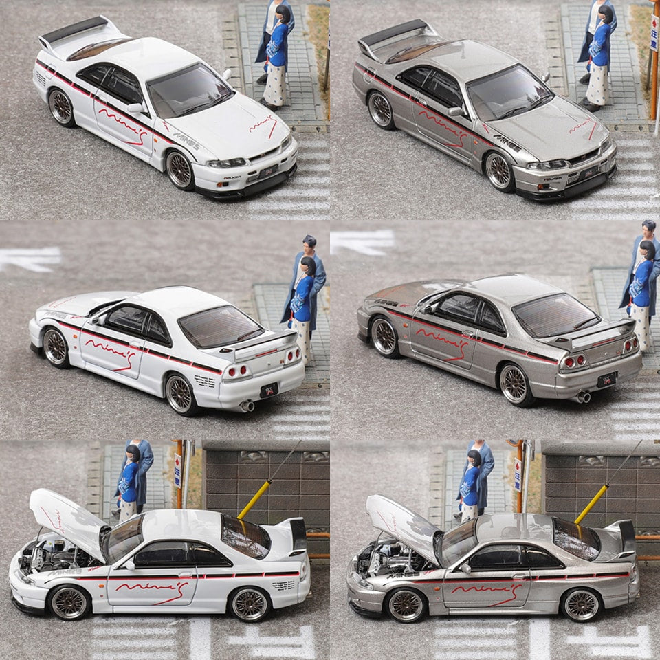Focal Horizon 1/64 Skyline GT-R R33 (BCNR33) Mine's Livery – Black Ice ...