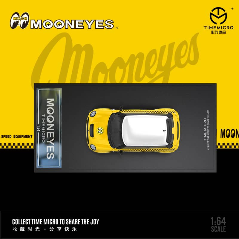 Time Micro 1/64 Mini Cooper(R56) Mooneyes Livery – Black Ice Diecast