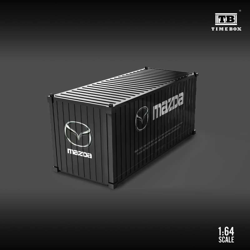 Time Box 1/64 Containers – Black Ice Diecast