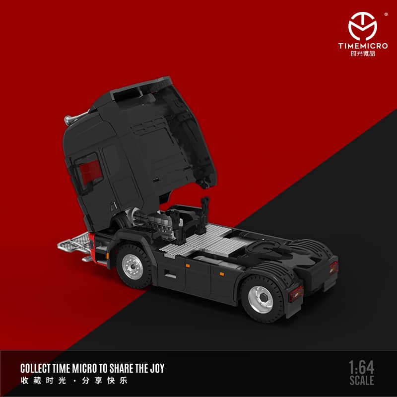 Time Micro 1/64 Advan Livery Transporter Set – Black Ice Diecast