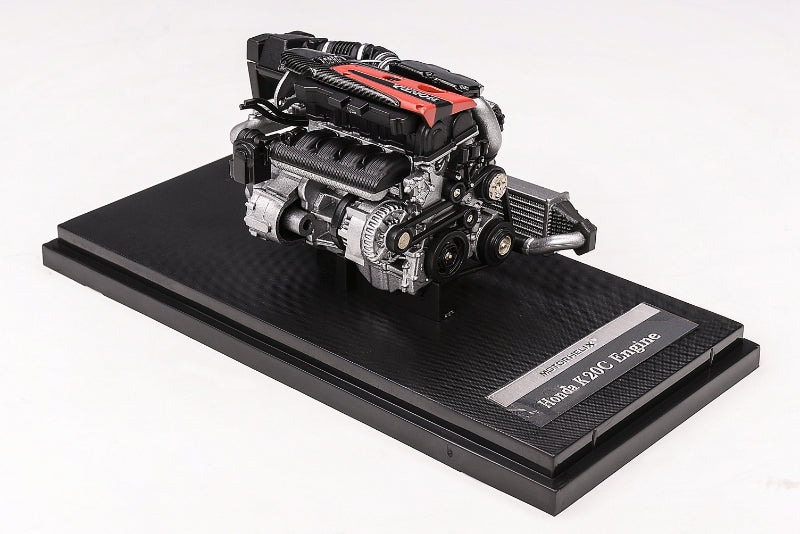 MotorHelix 1/18 Honda Civic Type R Diecast Engine Model – Black Ice Diecast