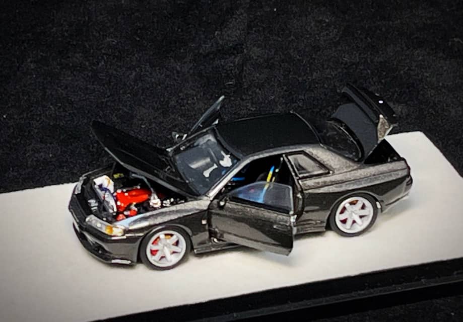 [ETA: Nov 2025 ] PGM 1/64 Skyline GT-R R32 - Metallic Grey – Black Ice ...
