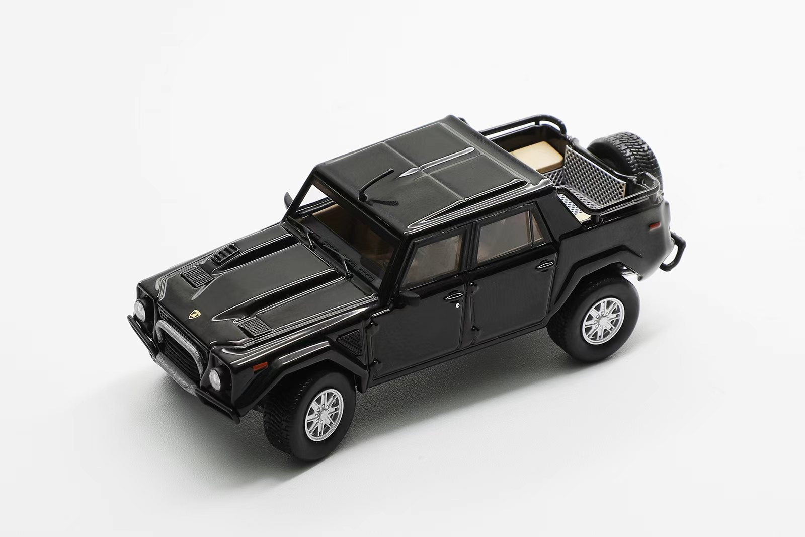 [ETA: Apr 2026 ] Shadow Pro 1/64 Lambo LM002 SUV – Black Ice Diecast